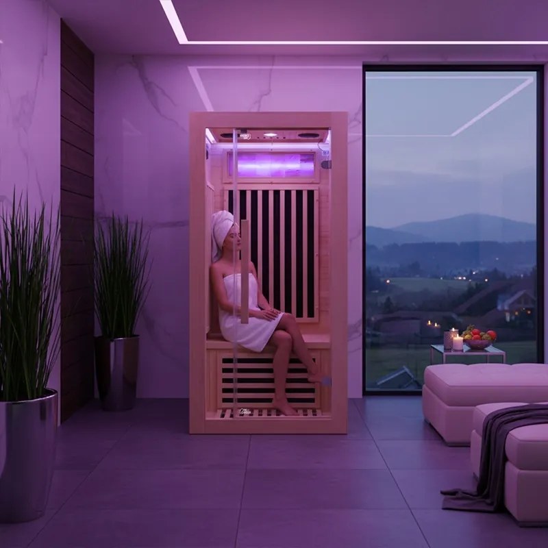 BPS-koupelny Infrasauna Relax HYD-6709 90x90, 1-2 osoby