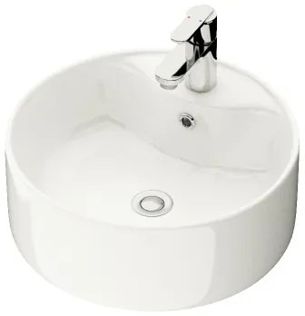 BATH DELUXE 06-038-09-11-00 - Umyvadlo na desku VIKEDAL pr. 38 cm keramika/bílá