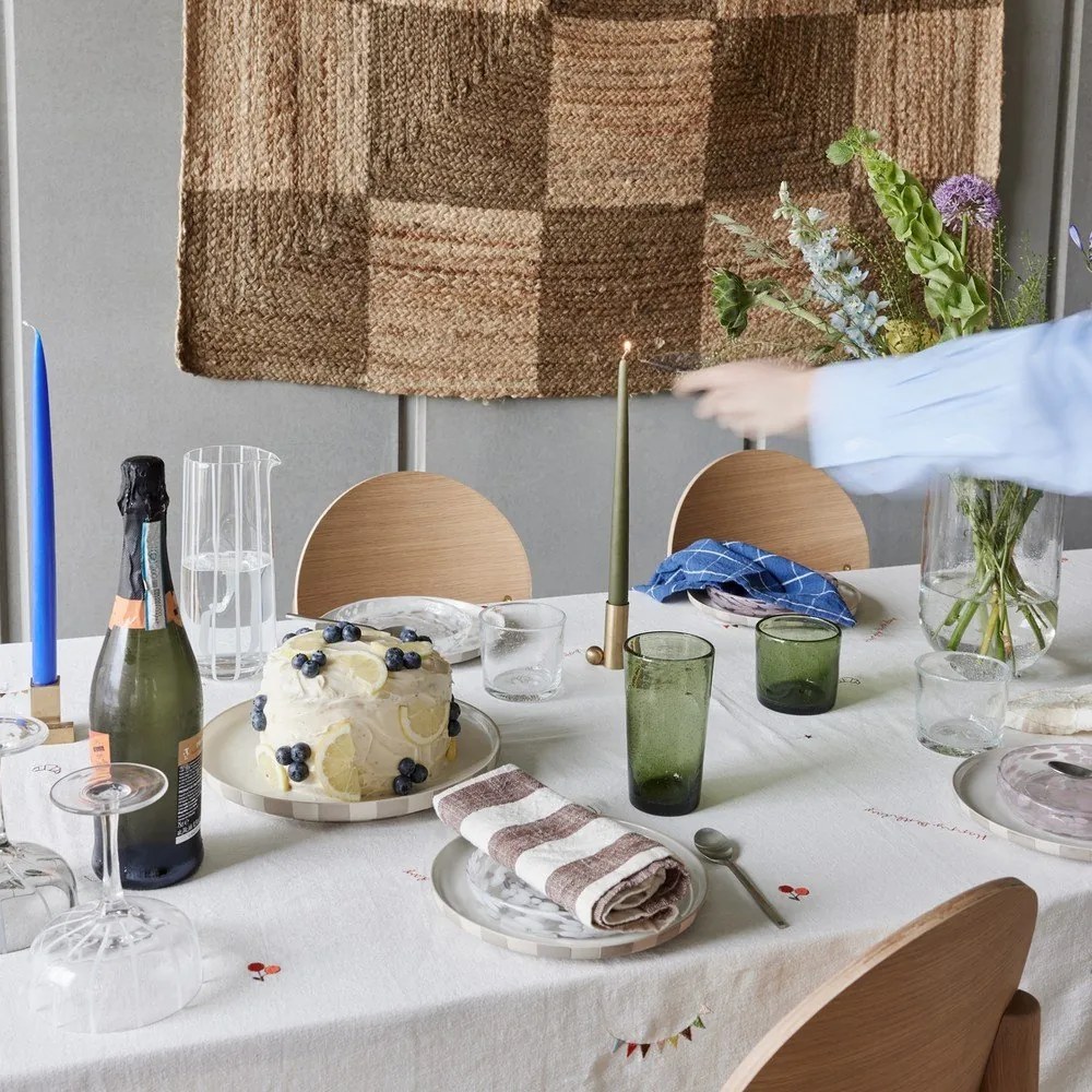 Skleněná ručně vyrobená váza (výška 24 cm) Kuki – OYOY Living Design