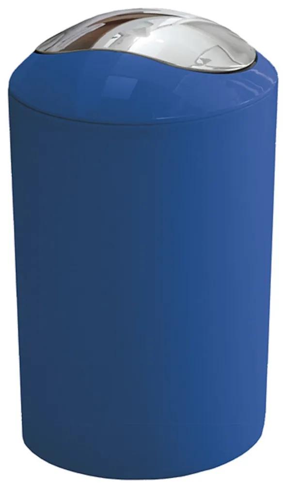 Odpadkový koš volně stojící Kleine Wolke Glossy 5 l modrá 5063799858