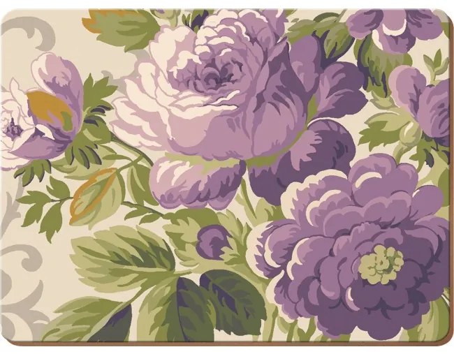 Creative Tops Everyday Home Purple Floral Korkové podložky 40 x 29 cm