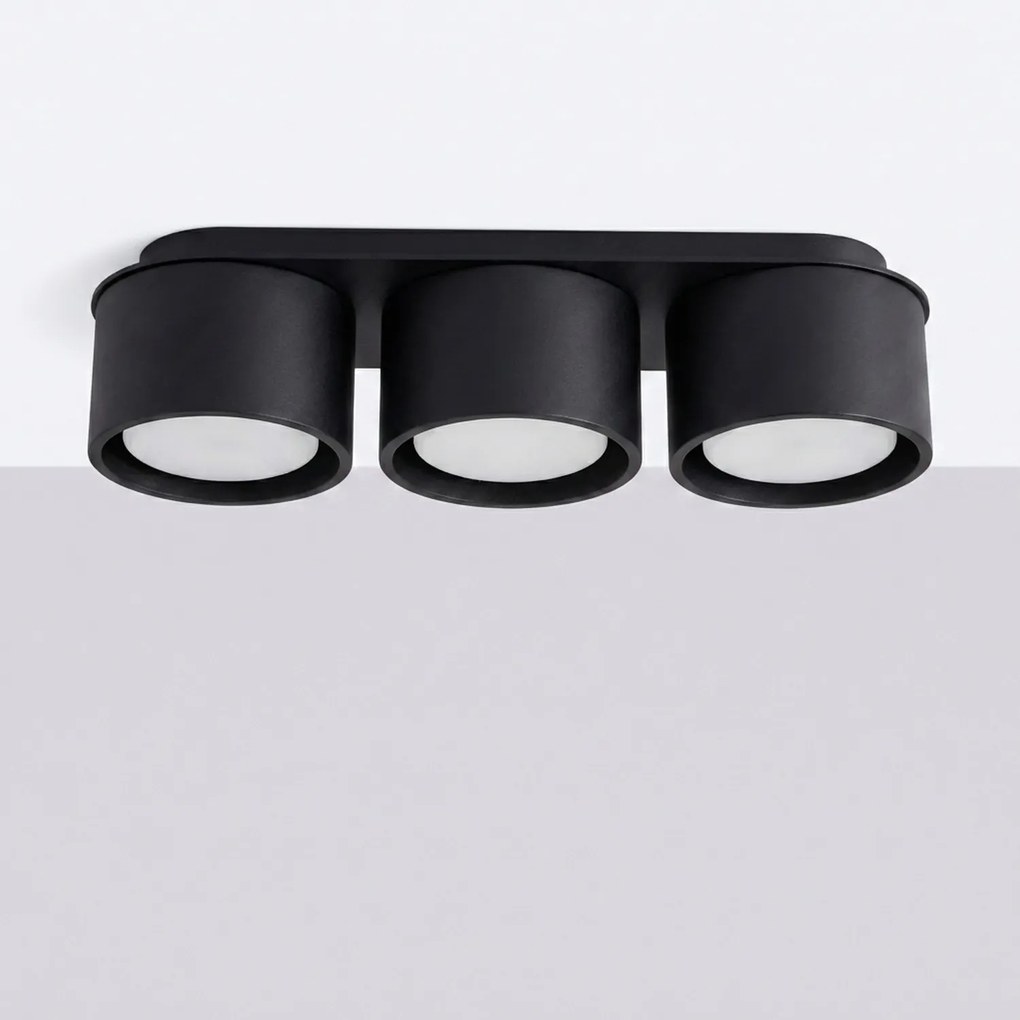 Sollux Lighting Stropní svítidlo MODO 3 černé GX53