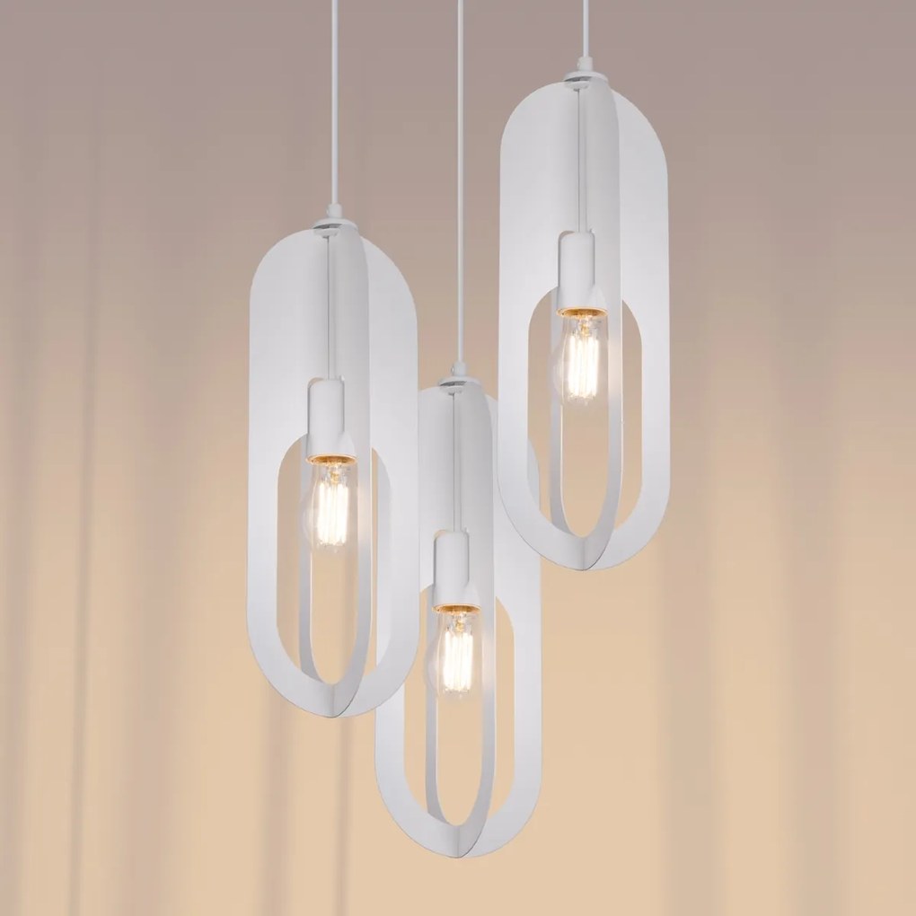 Sollux Lighting Závěsné svítidlo NICUS 1 bílé