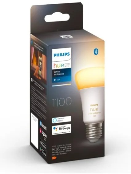 LED Stmívatelná žárovka Philips Hue WHITE AMBIANCE E27/8W/230V 2200-6500K