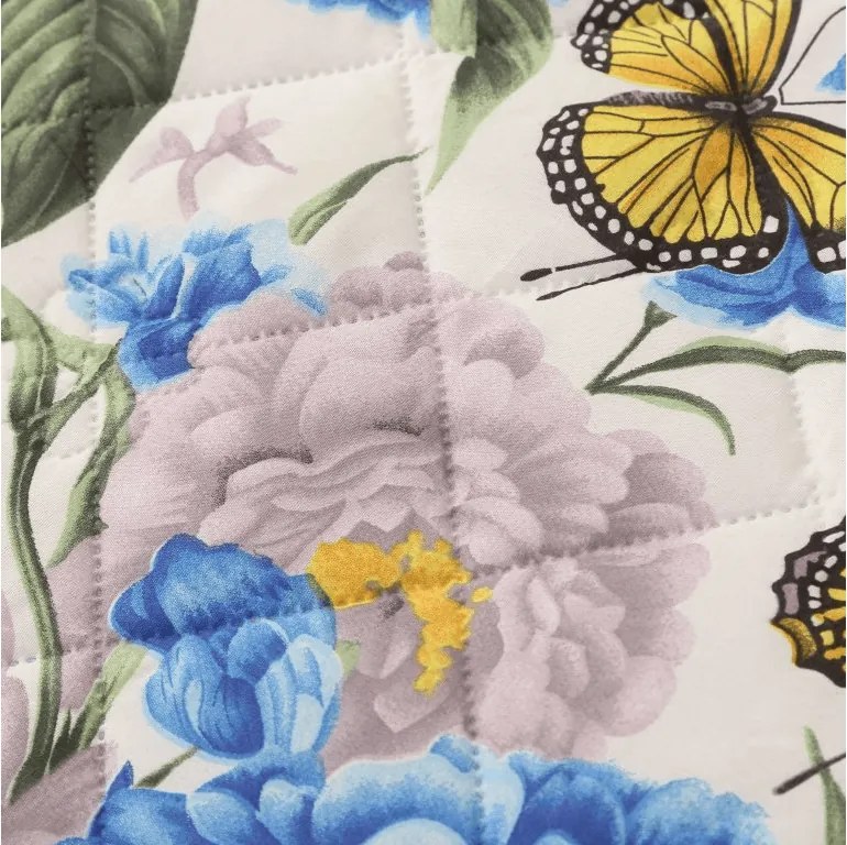 Letní přikrývka BUTTERFLY AND FLOWER 140x200 cm, barevná