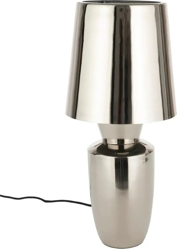 Kovová stolní lampa ve stříbrné barvě s kovovým stínidlem (výška 42 cm) Classy – Zuiver