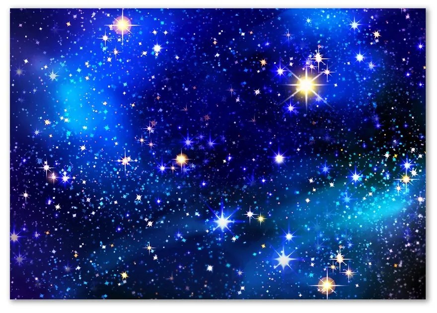 Wallmuralia Foto obraz sklo tvrzené Hvězdné nebe 100x70 cm
