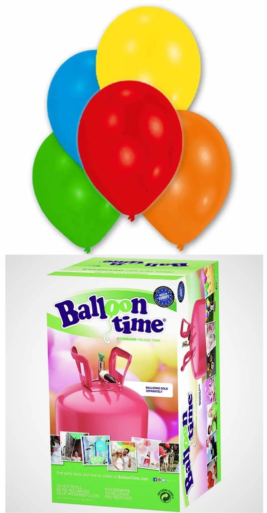 Balloon time + LED blikající barevné balónky 16ks