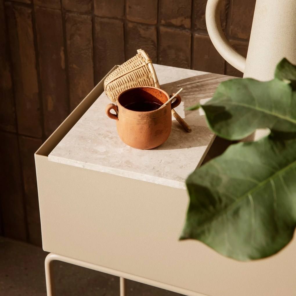 FERM LIVING Truhlík Plant Box, Cashmere