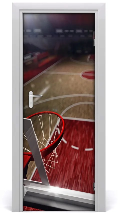 Fototapeta samolepící dveře basketbal hřiště 95x205 cm