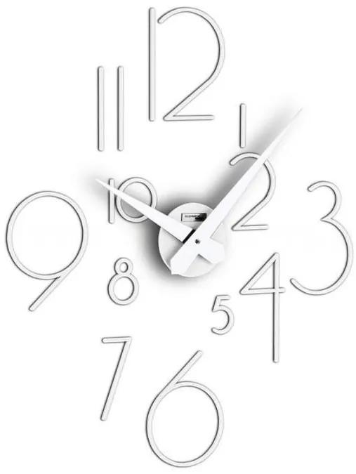 Designové nástěnné nalepovací hodiny I211BN white IncantesimoDesign 85cm