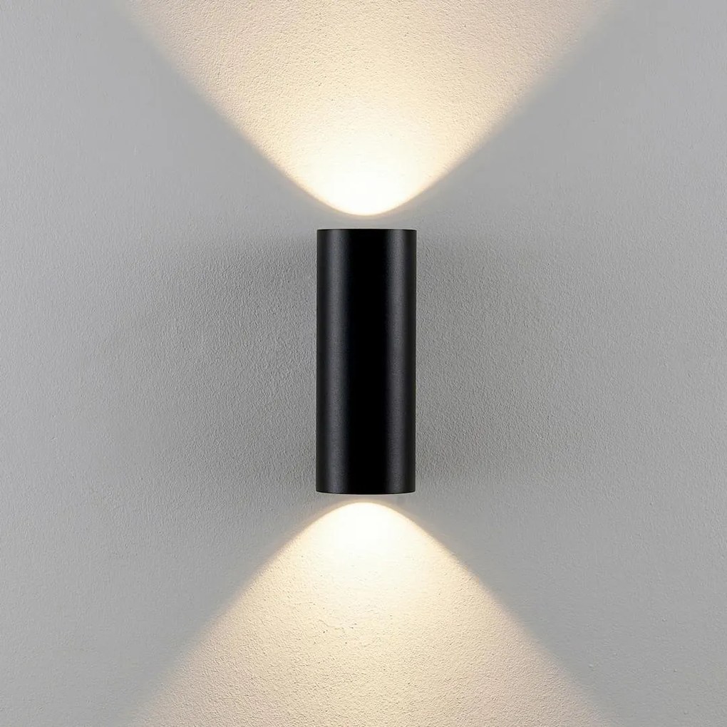 IMPR 731226 Deko-Light nástěnné přisazené svítidlo Can IP65 up & down, 2x 7,5 W GU10, černá - DEKOLIGHT