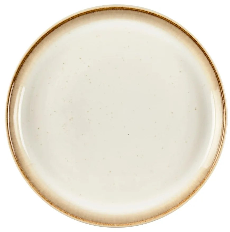 Béžový kameninový servírovací talíř Bitz Premium, ø 17 cm