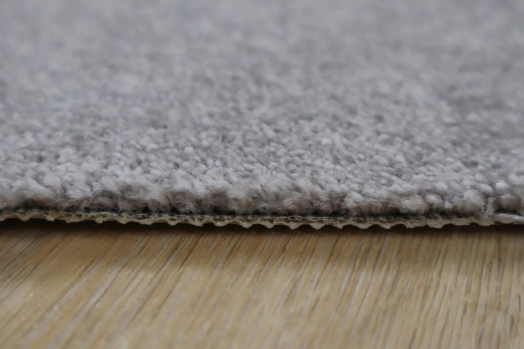 Vopi, Metrážový koberec Apollo Soft šedý - neúčtujeme odřezky z role, na míru, šíře 2m,3m,4m, šedá, ab (mřížka), dětský pokoj