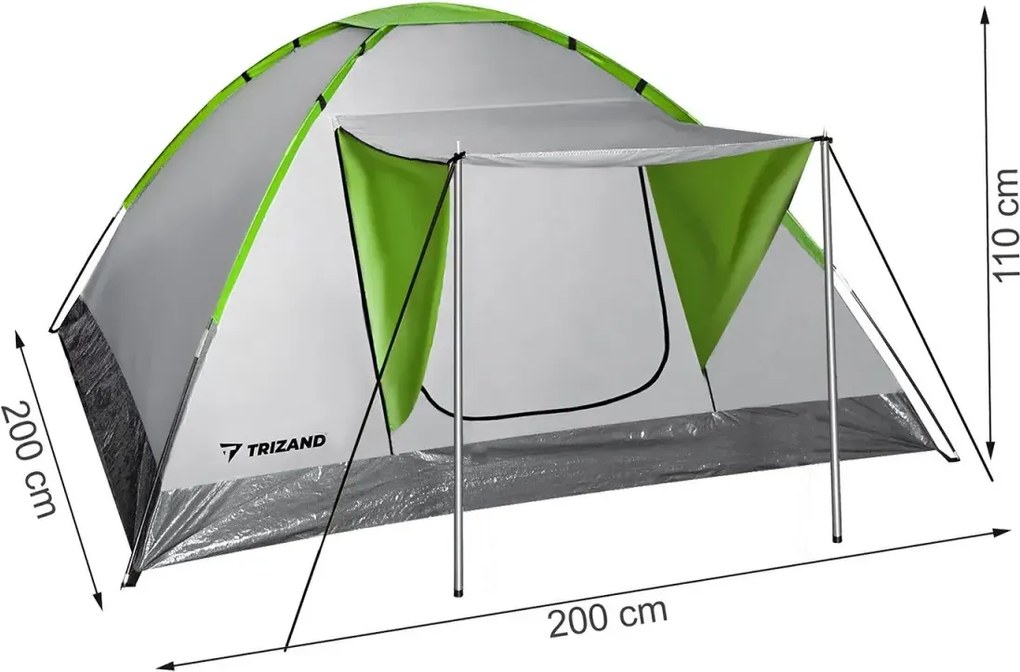 Turistický stan pro 2-4 osoby - Trizand