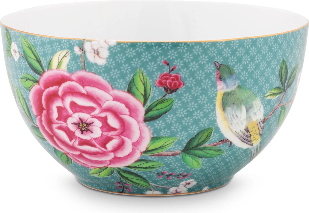 Pip Studio Blushing Birds Mísa 15cm modra