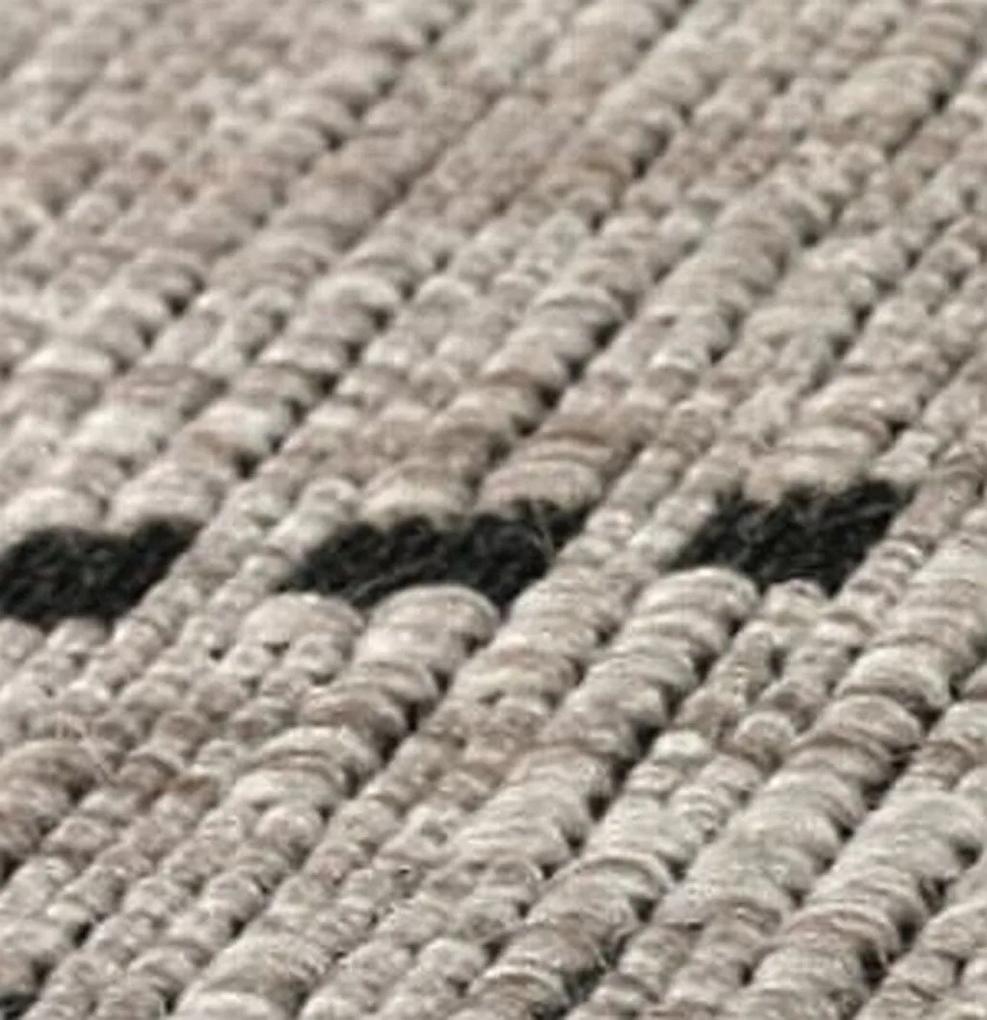 Kusový koberec FLOORLUX 20008 silver/black 80x150cm