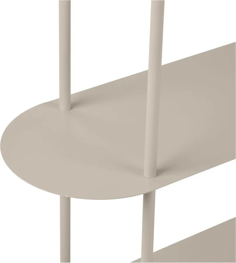Béžový kovový regál 118x139x31 cm Rieti – House Nordic
