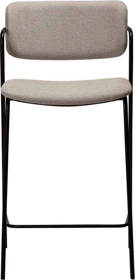 Béžová barová židle (výška sedáku 67,5 cm) Zed – DAN-FORM Denmark