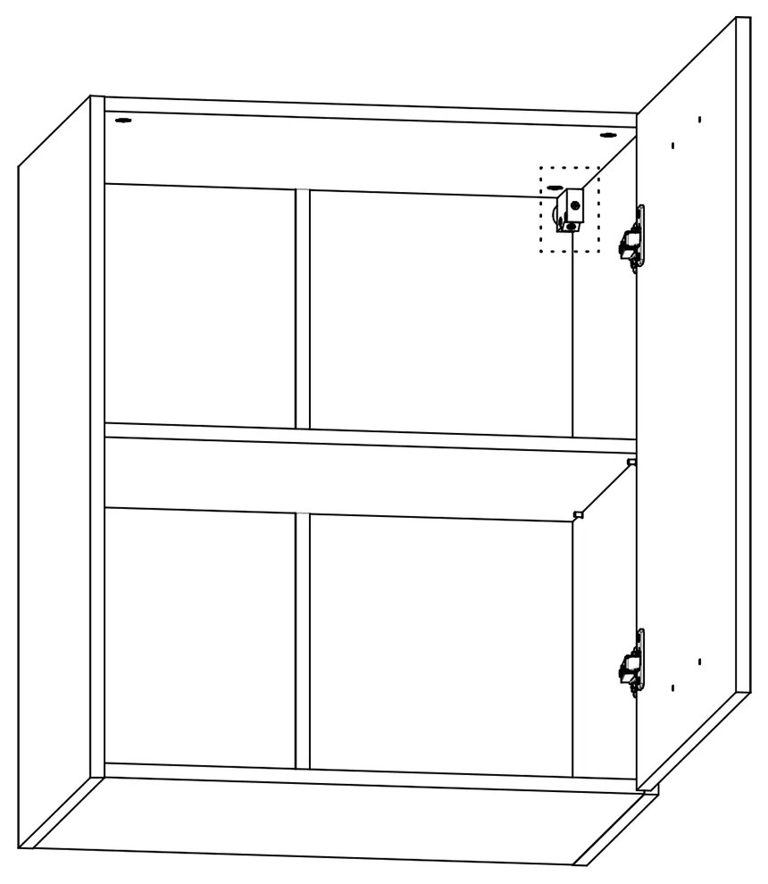 LANGEN ap | horní skříňka G60G | push open | UNI provedení | artisan