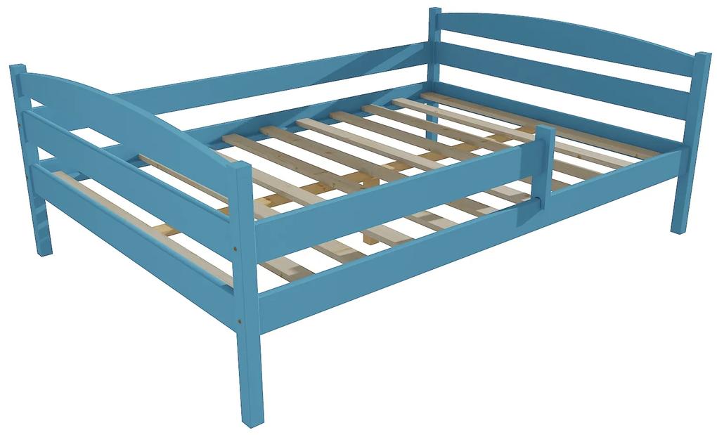 Vomaks Dětská postel DP 017 XL se zábranou Rozměr: 120 x 200 cm, Barva: barva růžová