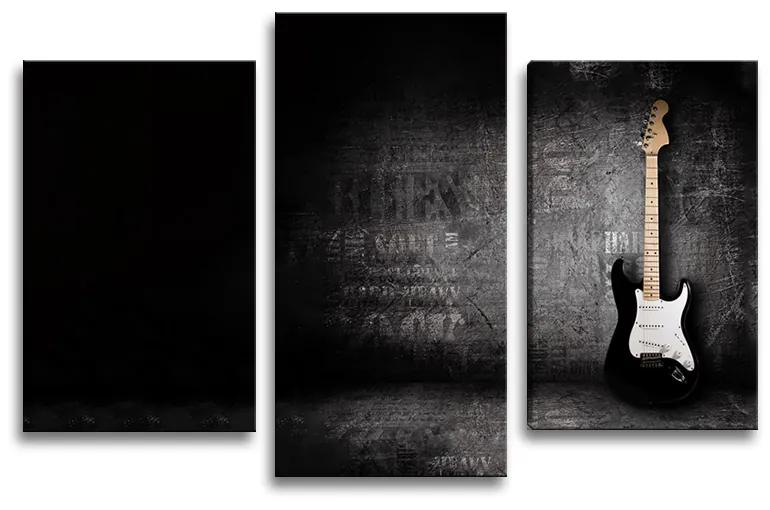 Sablio Obraz - 3-dílný Kytara - 75x50 cm