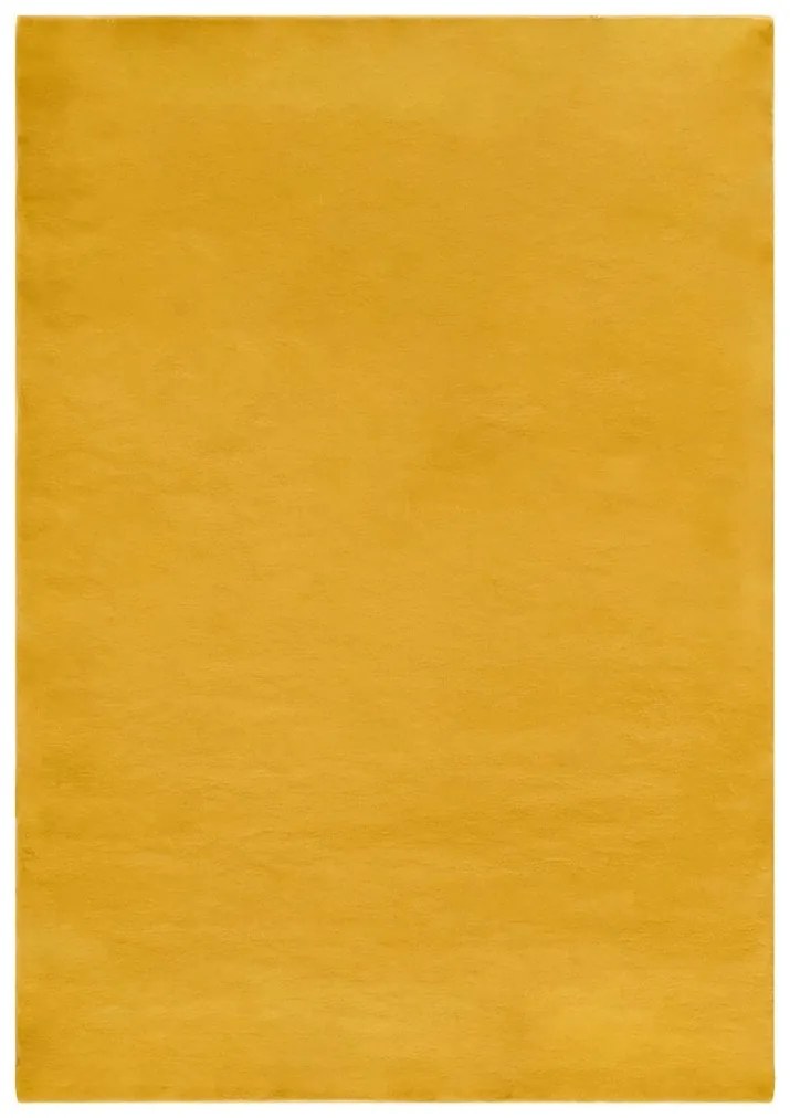 B-line, Kusový koberec COLOR UNI Sunflower, 80x150, žlutá, ložnice