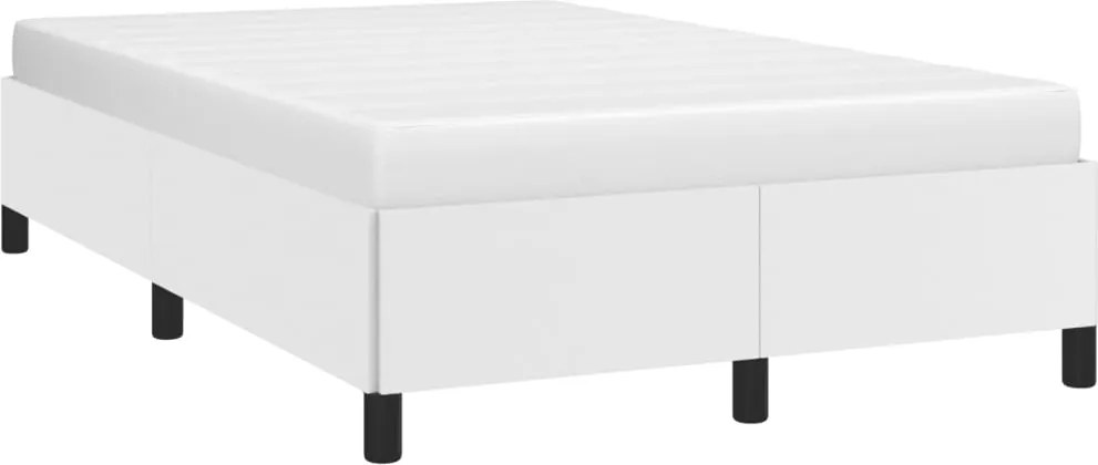 Rám postele bez matrace bílý 120x190 cm umělá kůže 3269646