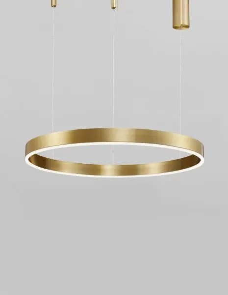 LED lustr Motif 60 zlaté stmívatelné