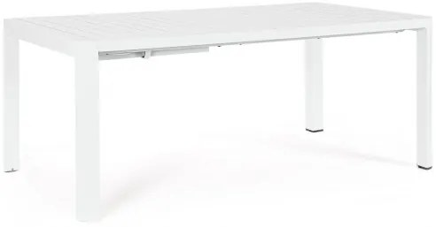 BIZZOTTO Rozkládací zahradní stůl KIPLIN 180/240x100 cm bílý 0663468