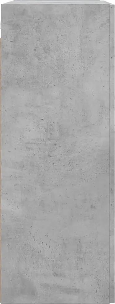 vidaXL Nástěnná skříňka 69,5 x 34 x 90 cm kompozitní dřevo [830400] Barva: Černá