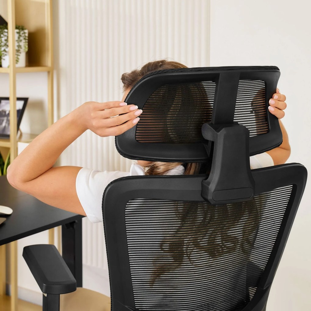 Ergonomické křeslo Piozano – Černé