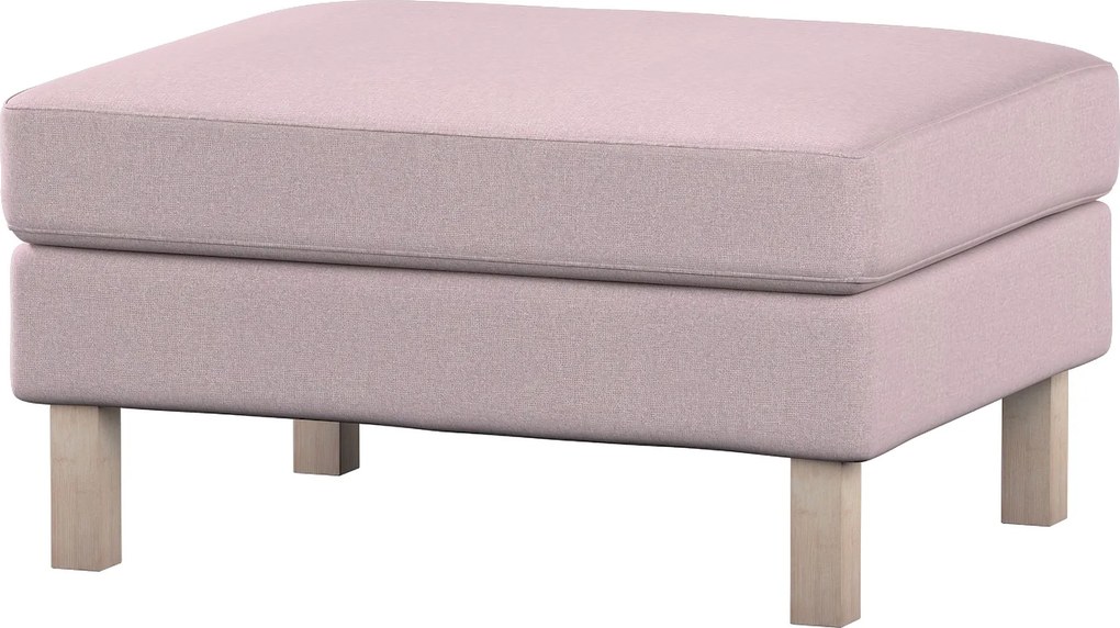 Potah na podnožku IKEA Karlstad barva růžová látka pletený vzor