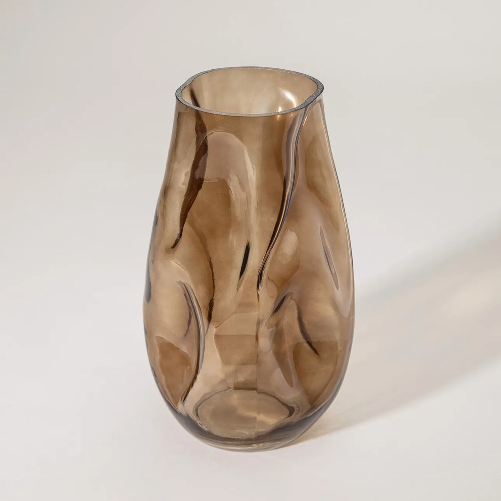 Vase Bronze Wave II 13x13x26 cm