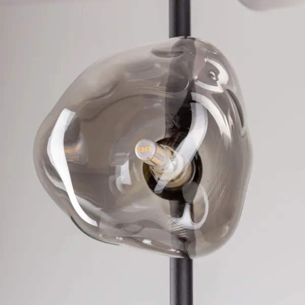 BRILAGI - Stojací lampa VULCANO 3xG9/8W/230V černá/kouřová černá