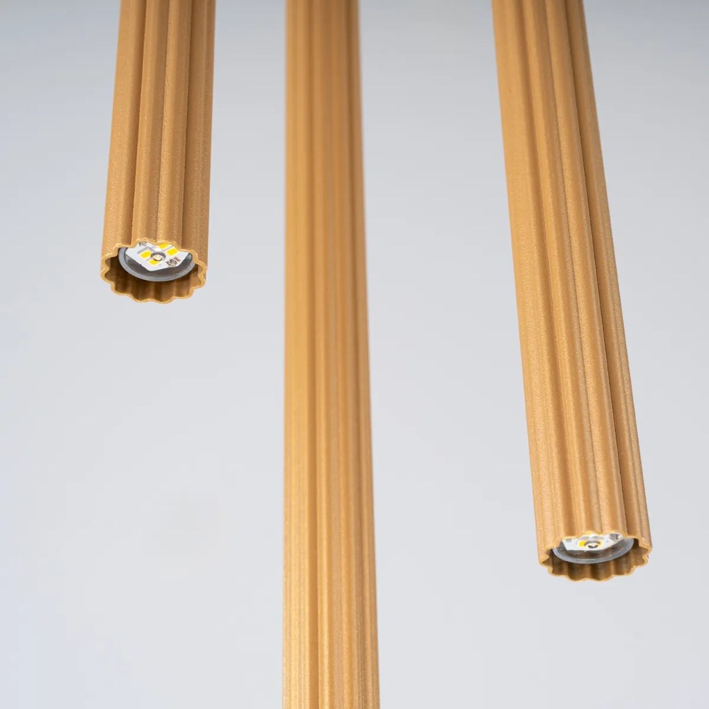 Sollux Lighting Závěsné svítidlo ARCHE 3P zlaté