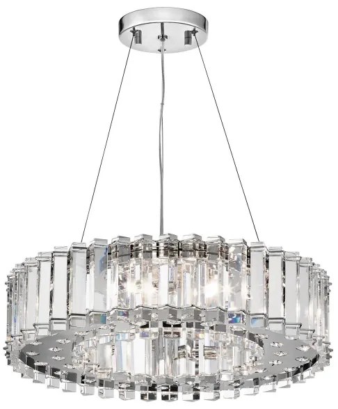 Kichler KL-CRYSTAL-SKYE8 - LED Koupelnový lustr CRYSTAL SKYE 8xG9/3W/230V IP44