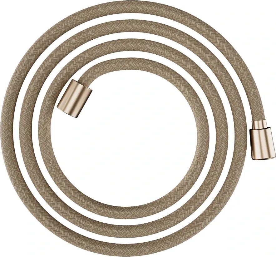 Hansgrohe Designflex, textilní sprchová hadice 1600 mm, kartáčovaný bronz, HAN-28260140