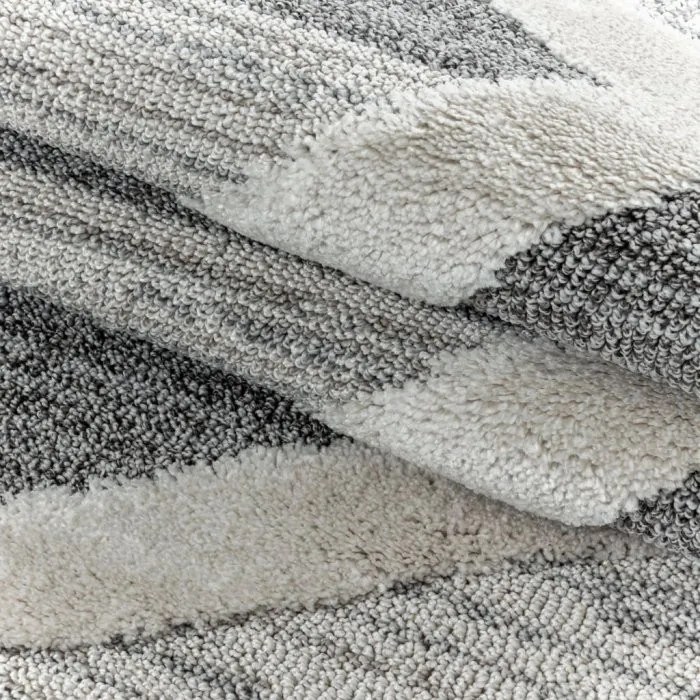 Vopi | Kusový koberec Pisa 4709 grey - Kruh průměr 200 cm