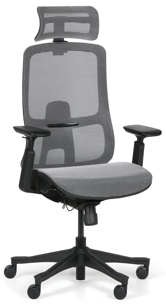 Kancelářská židle MIA 1+1 ZDARMA, šedá