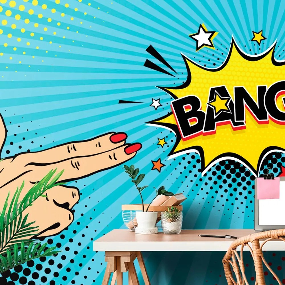 Samolepící tapeta s pop art motivem - BANG!