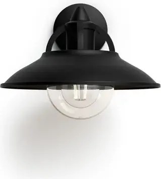Philips Cormorant 1x42W černá / Venkovní nástěnné svítidlo / E27 / IP4