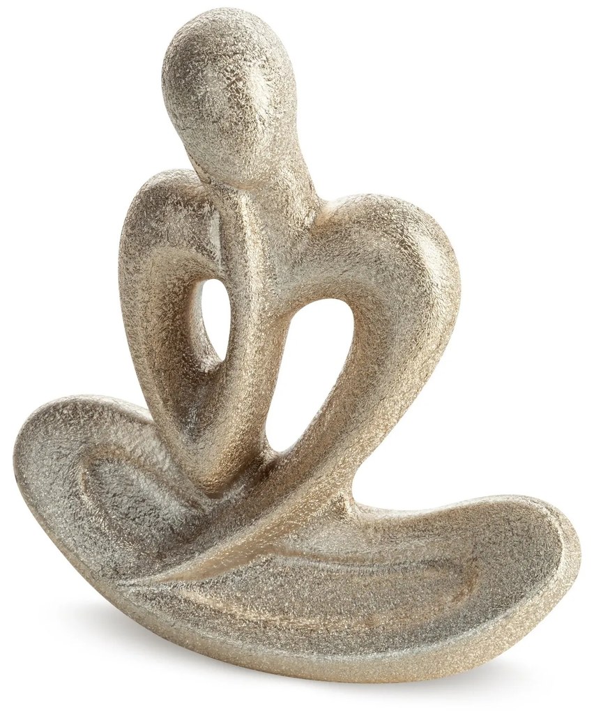 EUROFIRANY DEKORAČNÍ SOŠKA LADY 20X7X22 CM ŠAMPAŇSKÁ