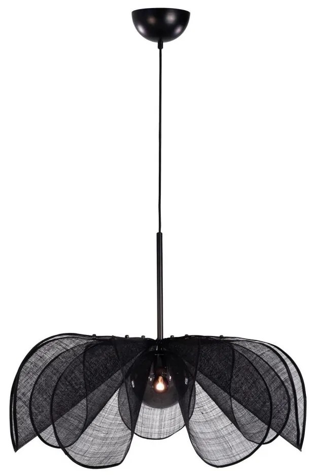 Markslöjd 108662 - Lustr na lanku STYRKA 1xE27/40W/230V pr. 75 cm černá