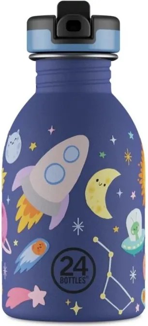 Nerezová dětská láhev Space Friends 250ml 24 Bottles