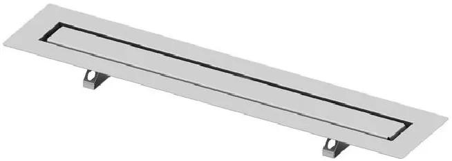 Tece TECEdrainline - Sprchový žlab 800 mm, pro nalepení dlažby, s krytem, nerez 650800