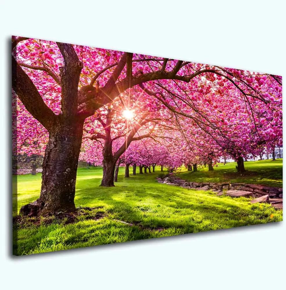 Obraz kvetoucí alej (150x100 cm) - InSmile ®