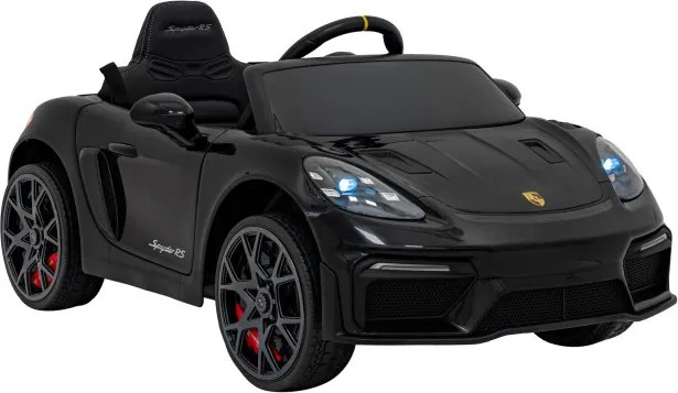 Elektrické autíčko Porsche Spyder RS 718 MP4 černé