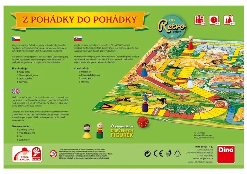 Dino Dětská hra Z pohádky do pohádky - retro edice