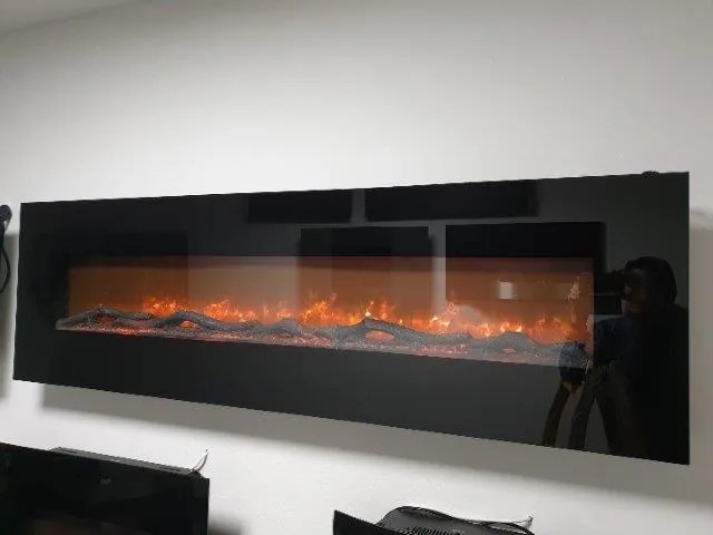 Electric fireplace -  LED elektrický krb 182 White